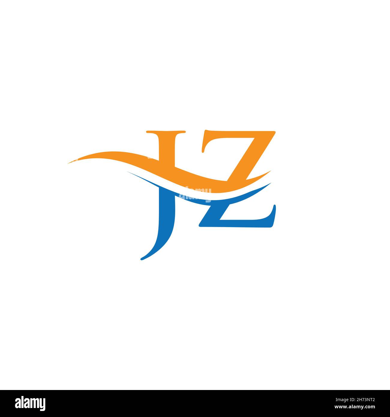 Jz letter logo Cut Out Stock Images & Pictures - Alamy