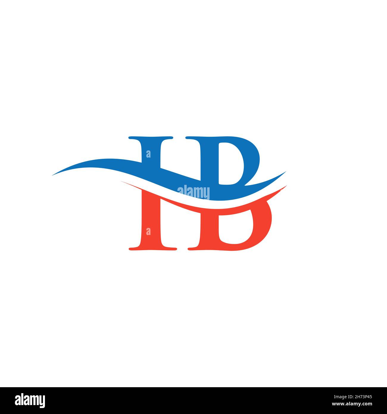 Initial IB letter logo design with modern trendy. IB logo design Stock ...