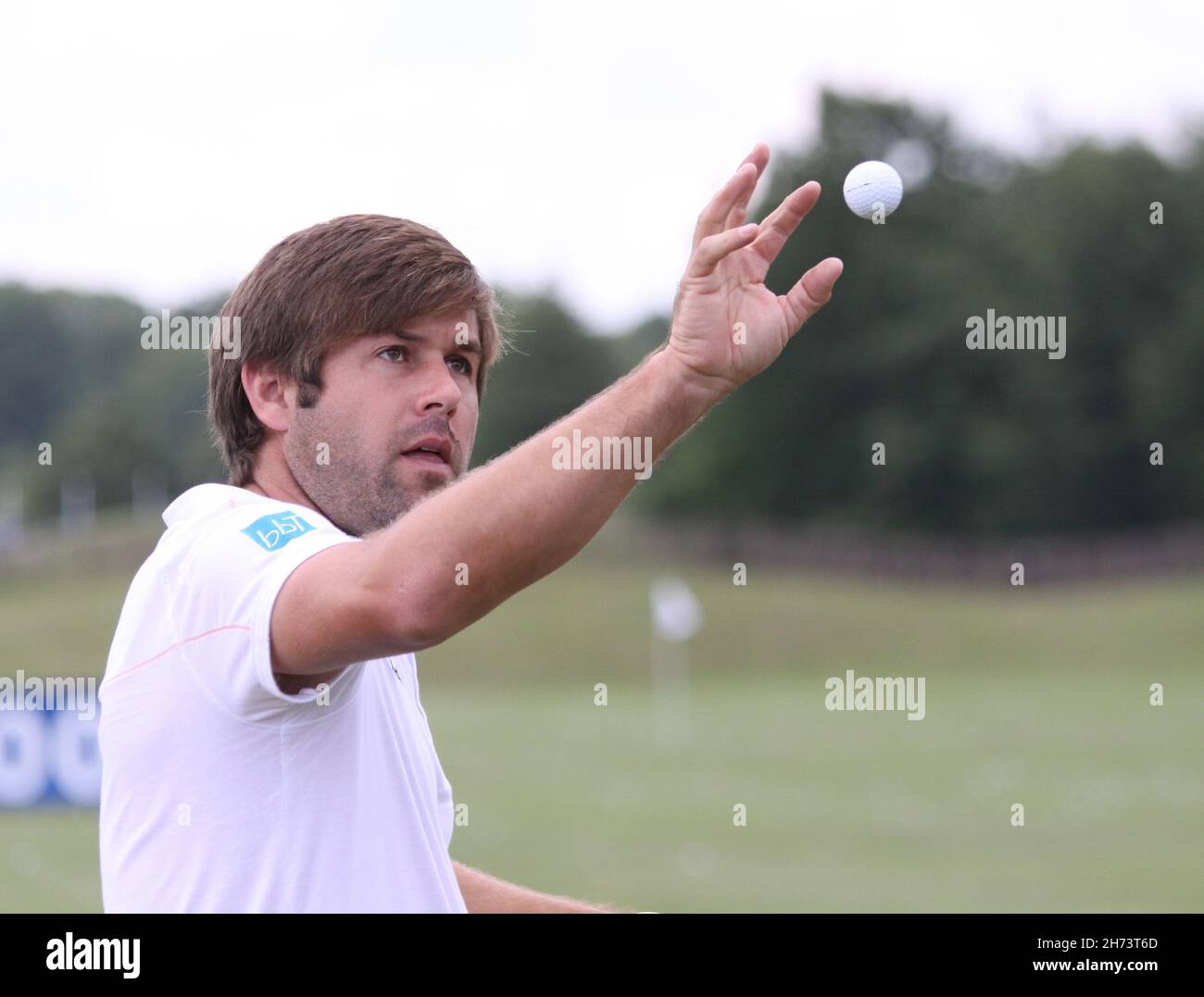 PARIS, FRANCE, JULY 01, 2011 : golfer robert rock in action at the ...