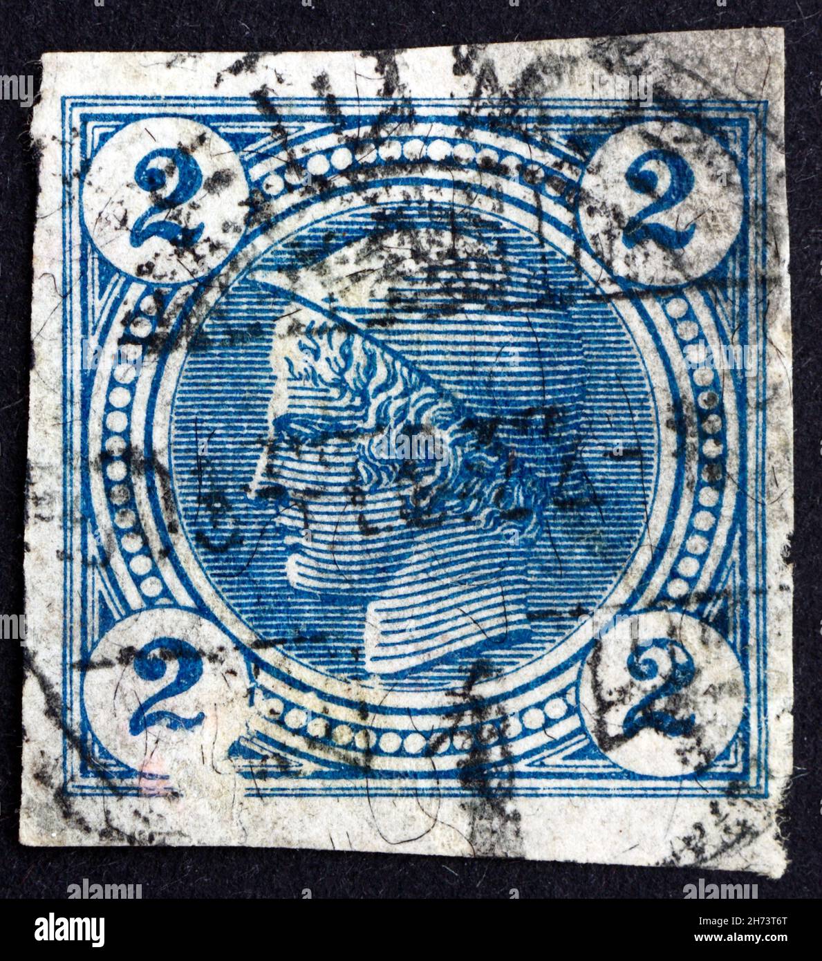 AUSTRIA - CIRCA 1899: a stamp printed in the Austria shows Mercury ...