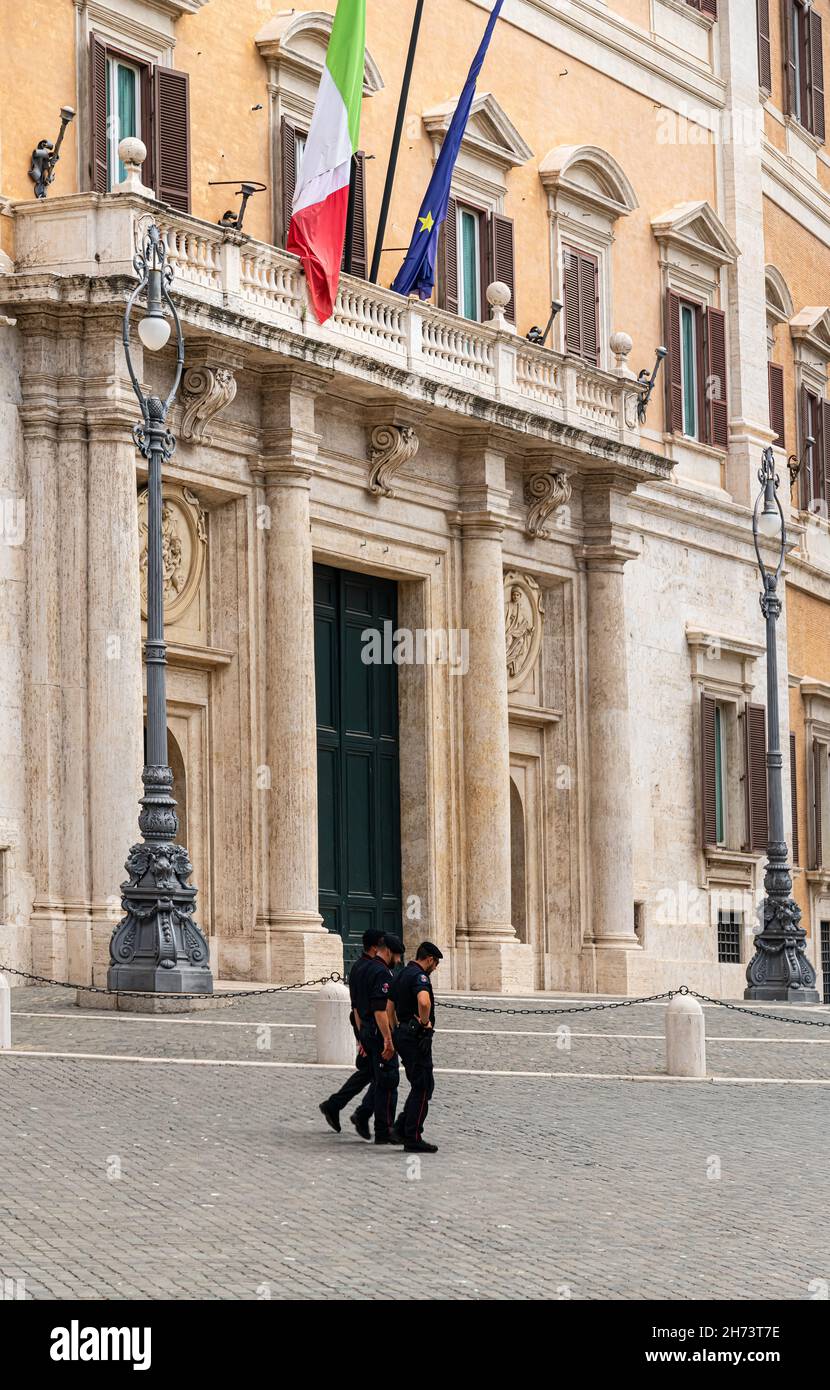Palazzo Montecitorio, Italian Chamber of Deputies Parliment Building ...