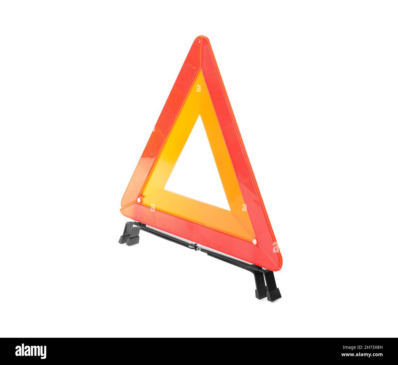Red emergency stop sign isolated on white background Stock Photo - Alamy