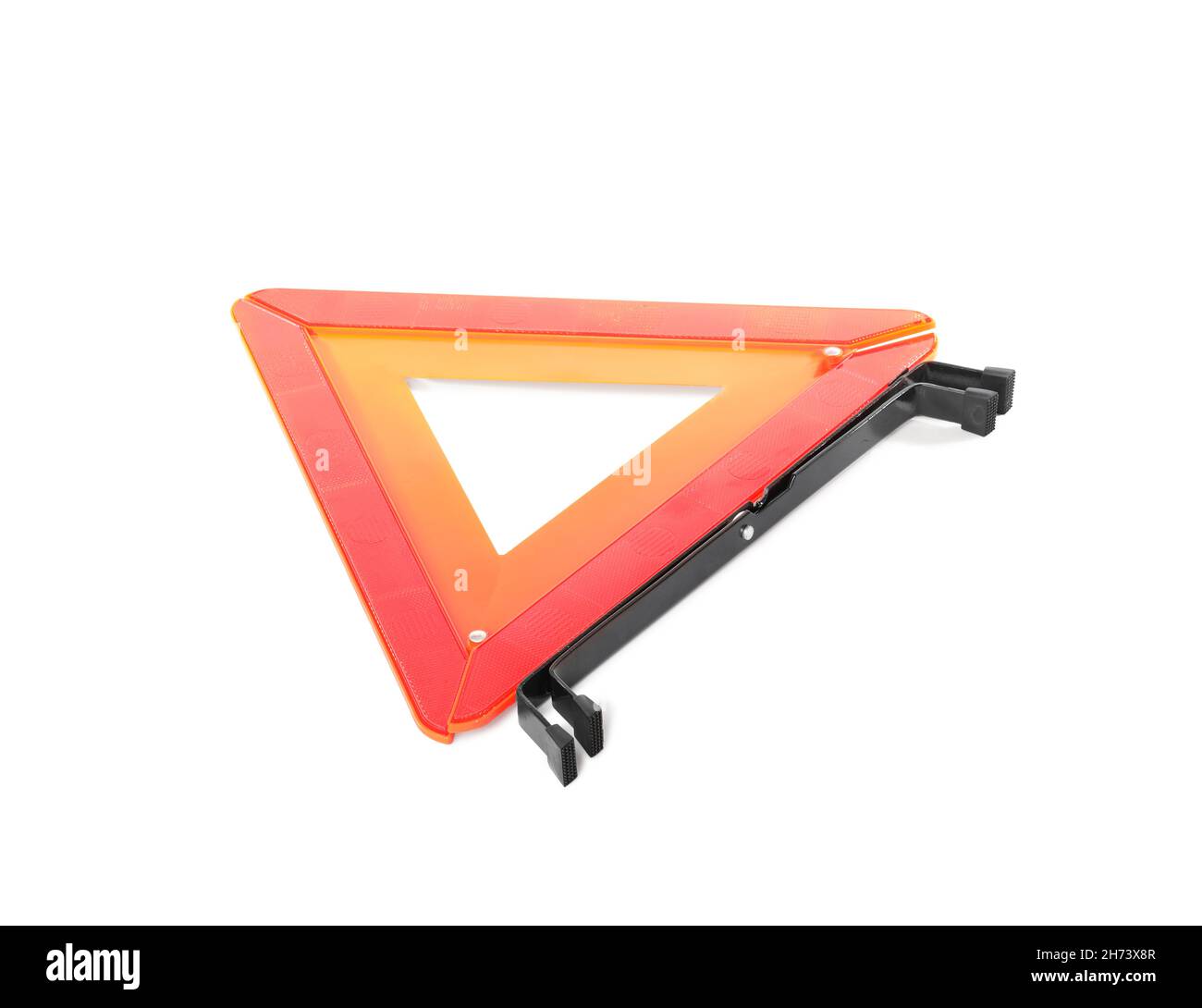 Red emergency stop sign isolated on white background Stock Photo - Alamy