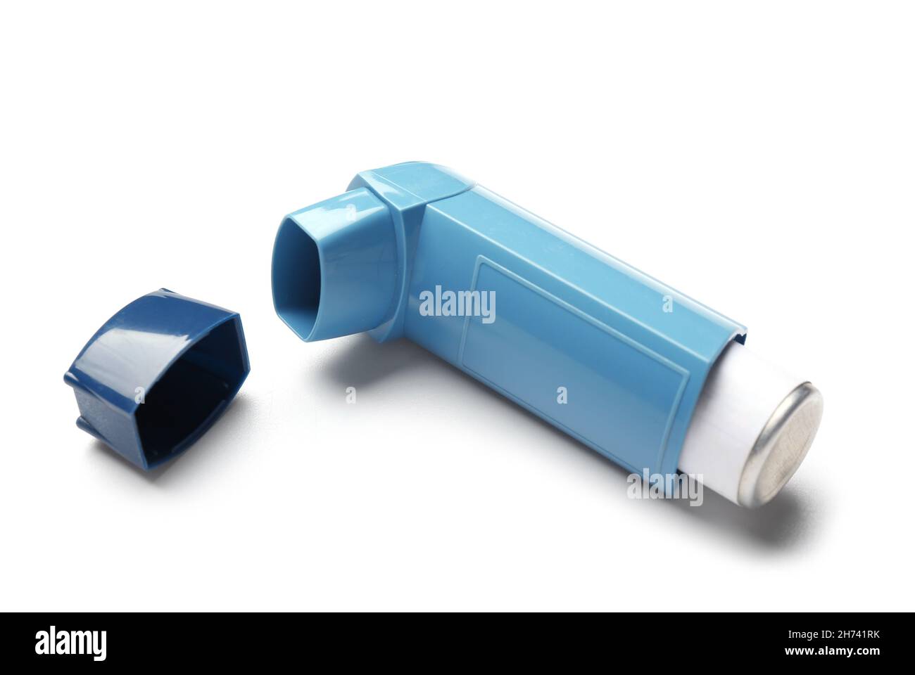 Modern inhaler isolated on white background Stock Photo - Alamy