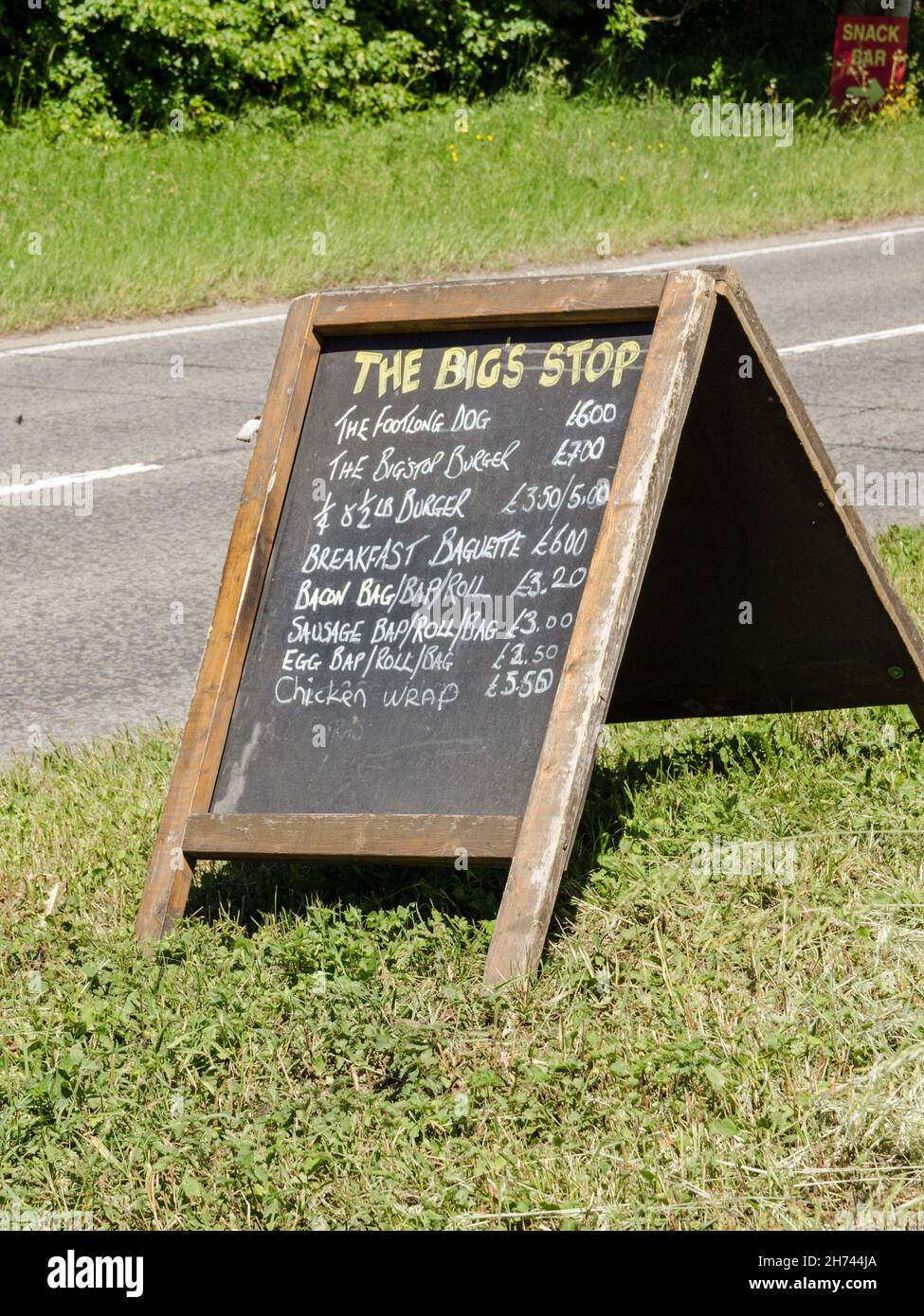 Burger stop sign hi-res stock photography and images - Alamy
