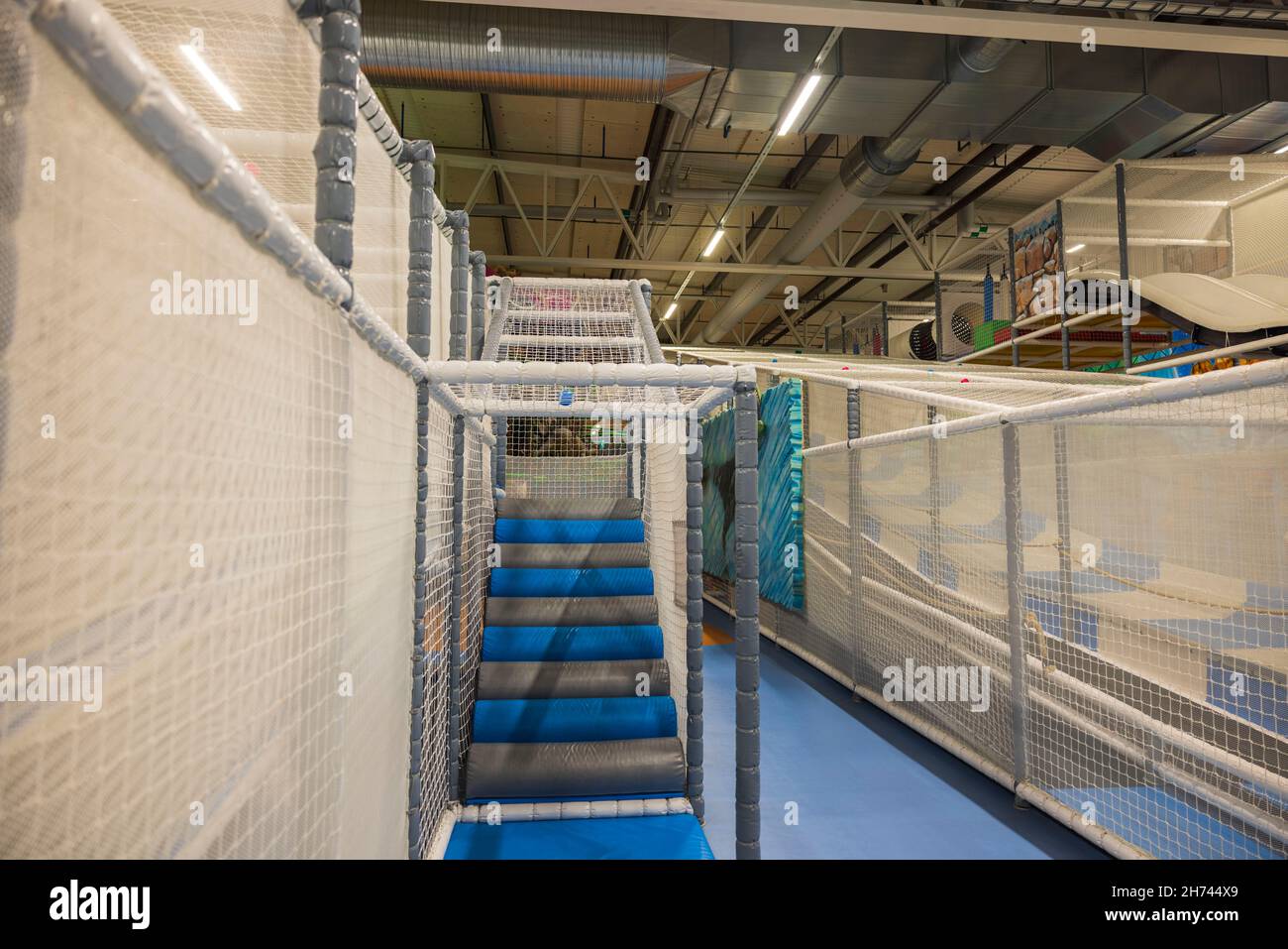 Beautiful interior view of interior of children's playground ...