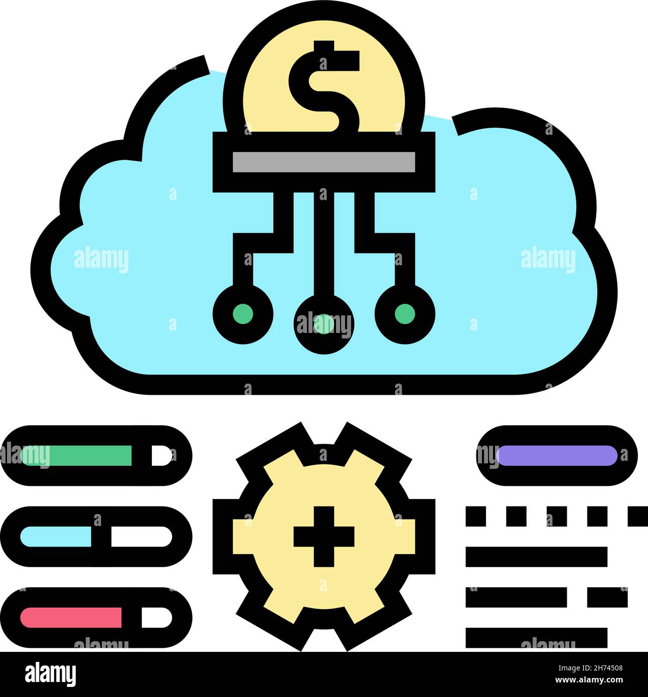 Launch processing Stock Vector Images - Alamy
