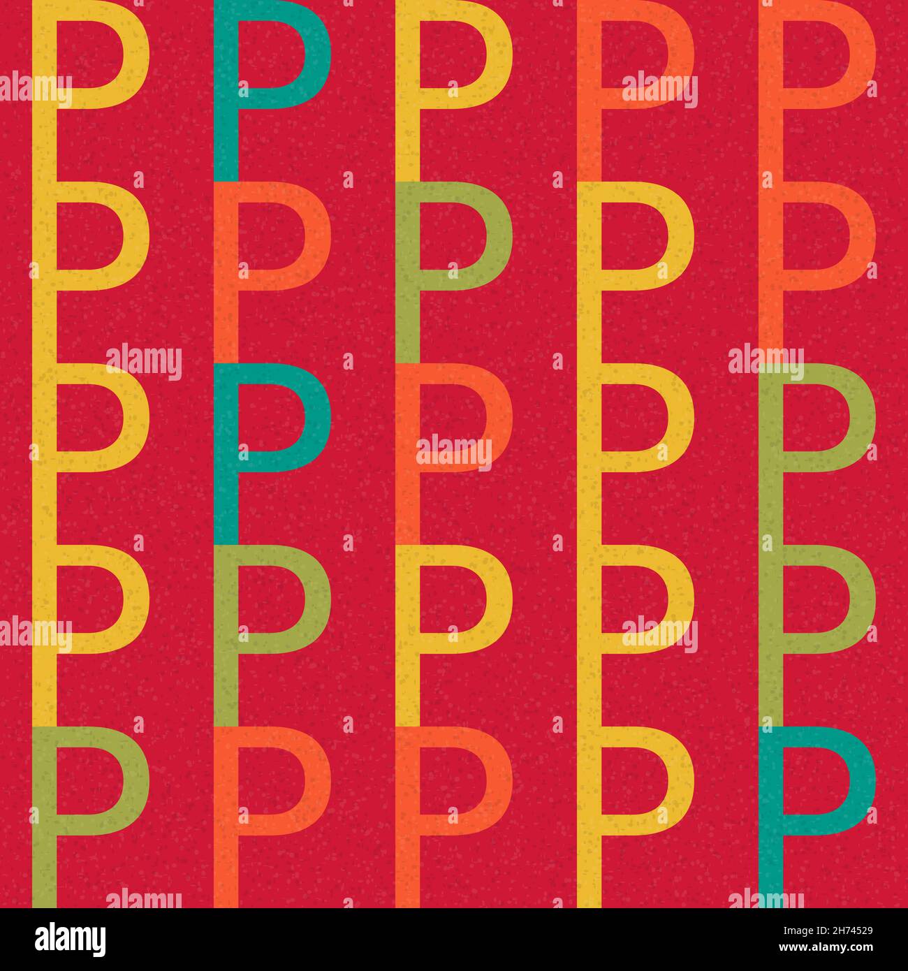 Abstract Geometrical generative computational art illustration Stock ...