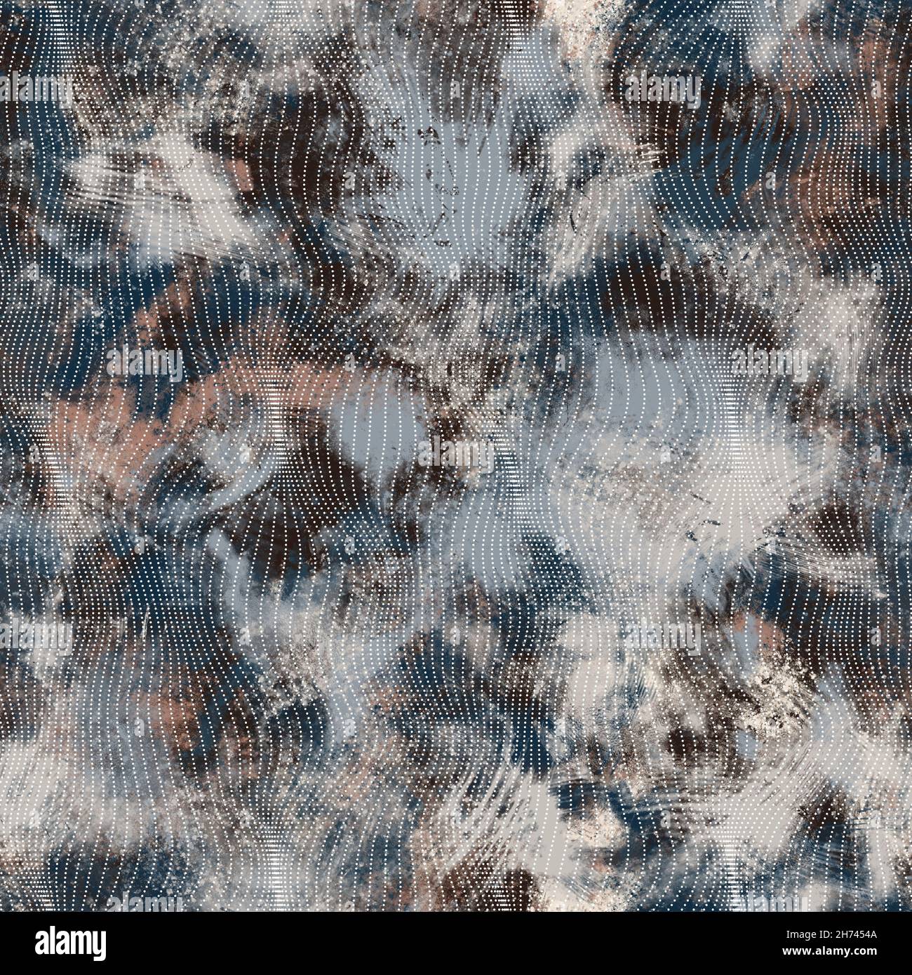 Seamless neutral tan and white distressed grungy motif surface pattern ...