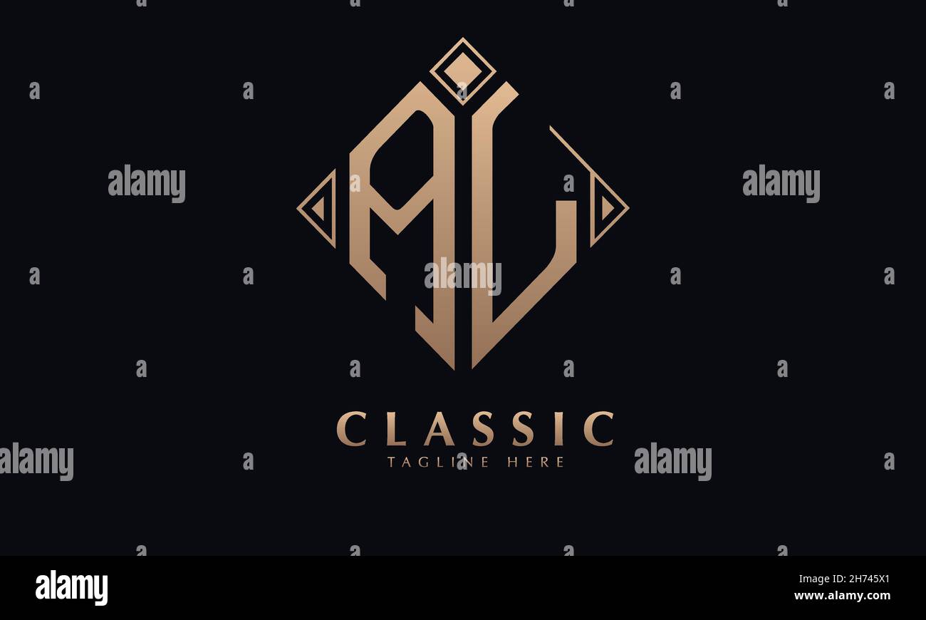 Al letter logo hi-res stock photography and images - Alamy