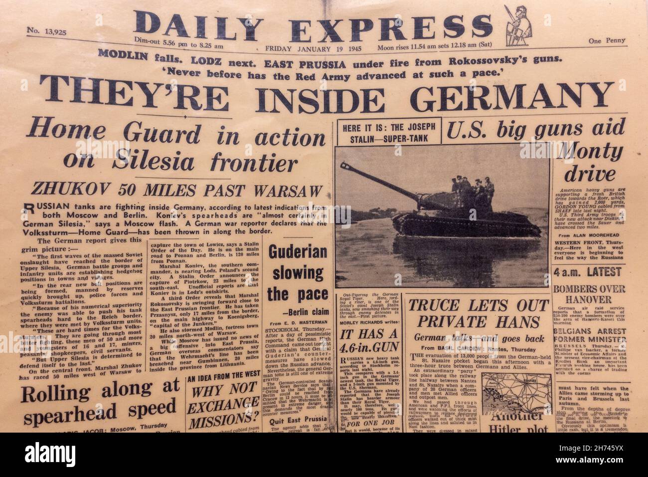 19th january 1945 hi-res stock photography and images - Alamy