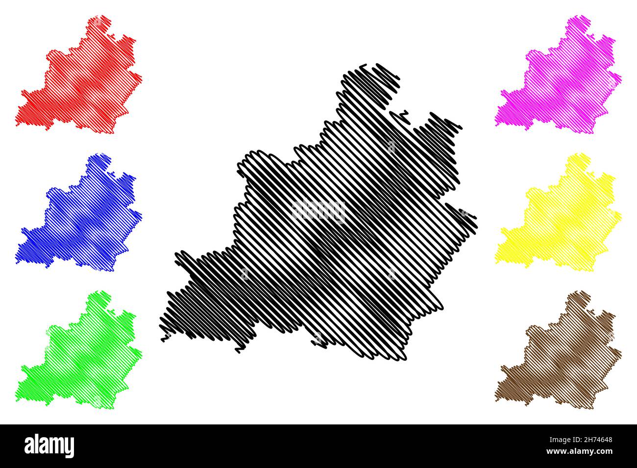 Bidar district (Karnataka State, Republic of India, Gulbarga Division ...