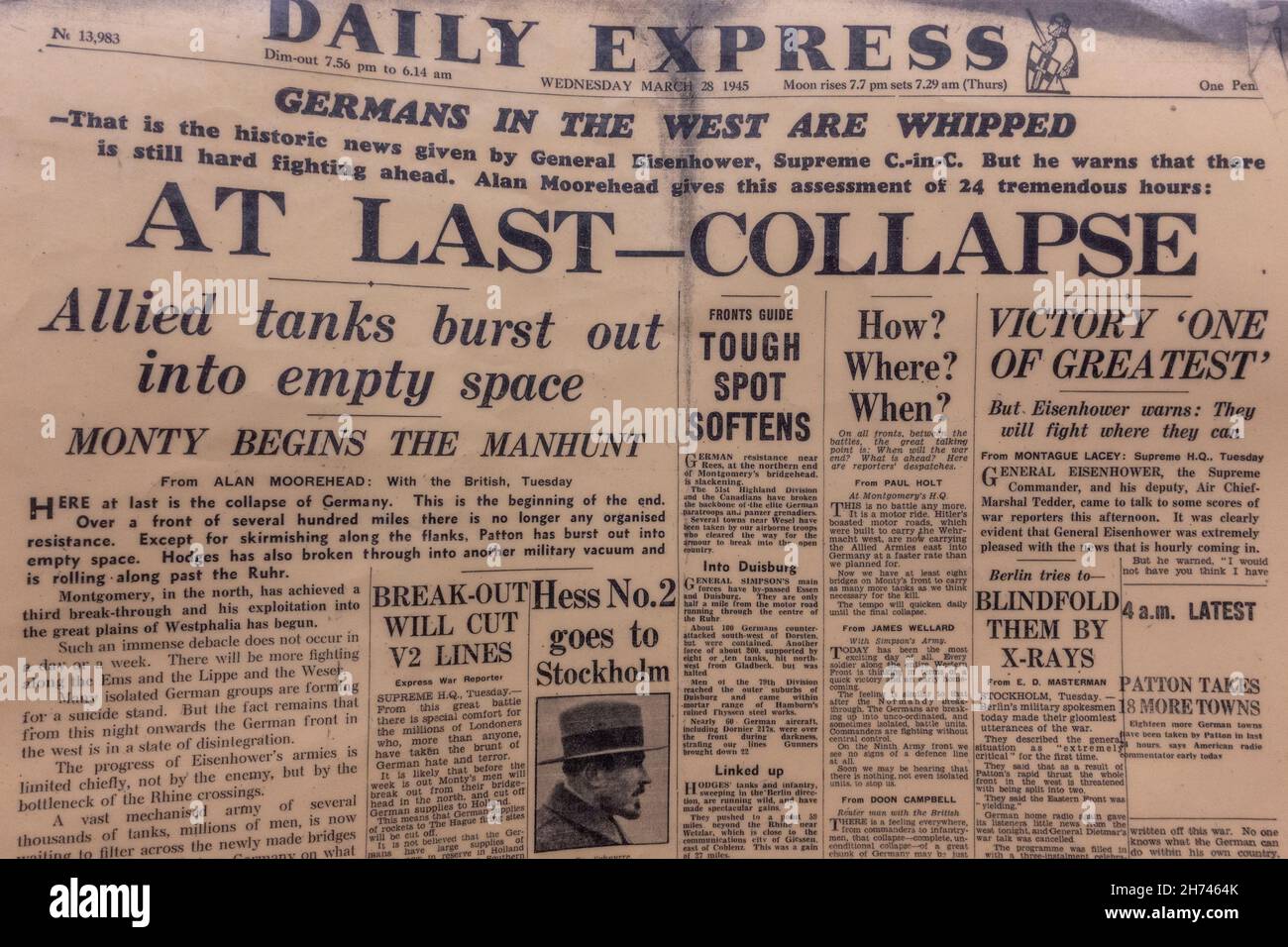 28th march 1945 hi-res stock photography and images - Alamy