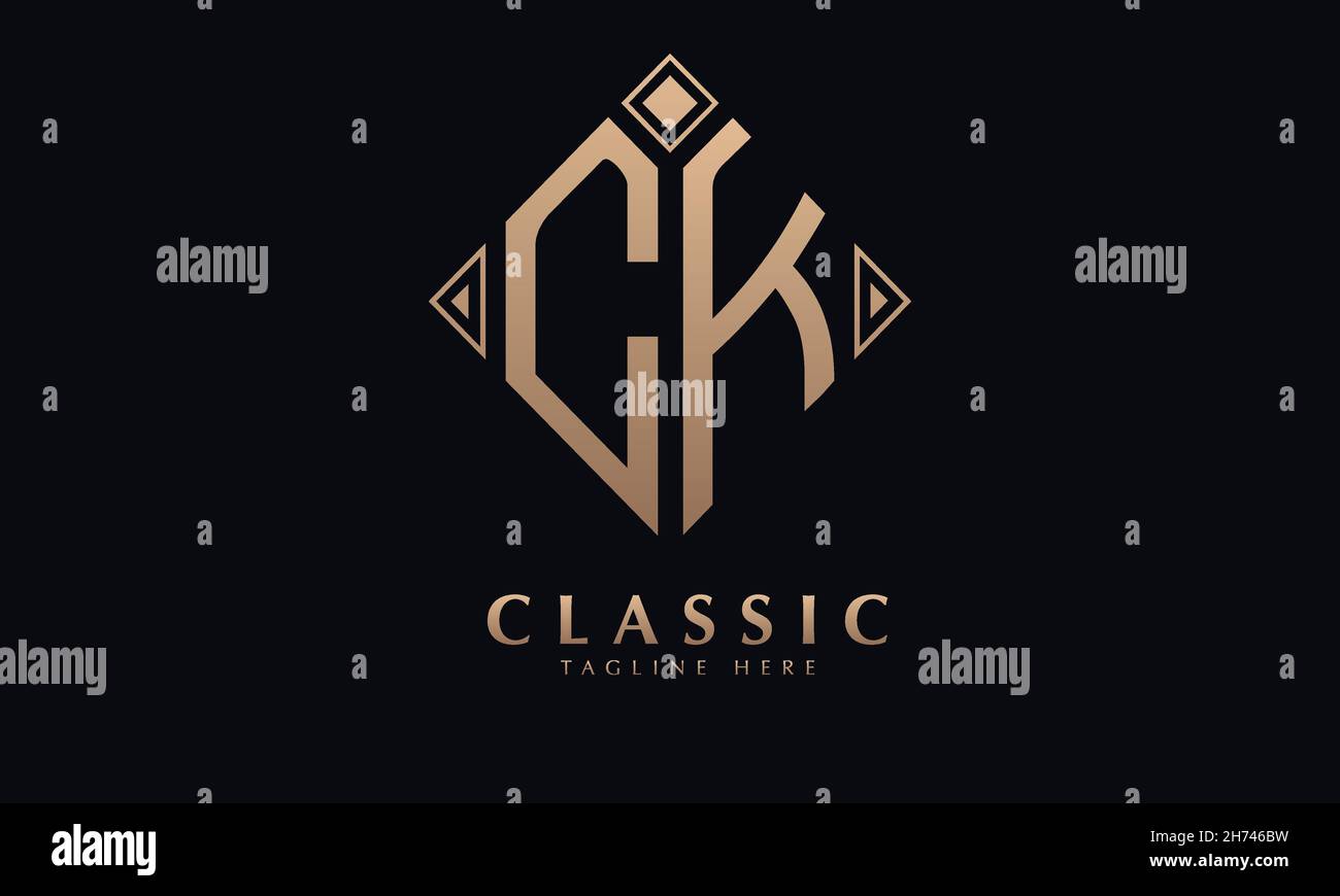 Monogram ck hi-res stock photography and images - Alamy