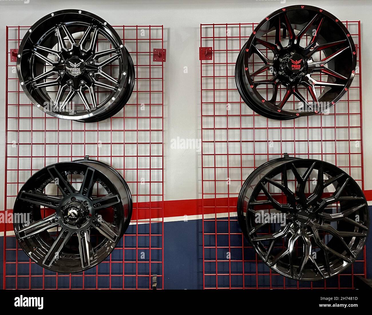 FRESNO, UNITED STATES - Oct 21, 2021: The 4 new Force OffRoad Brand car ...