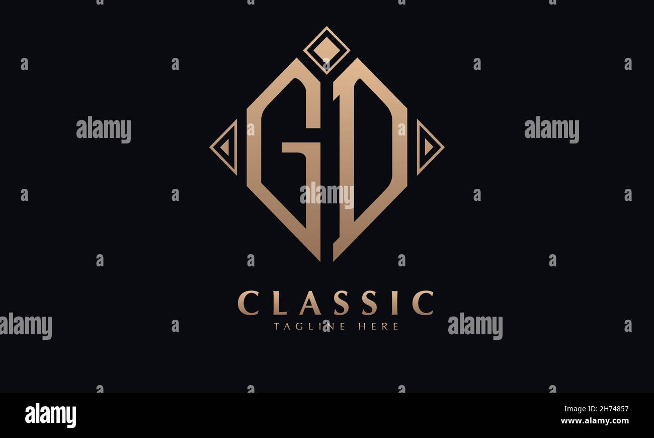Dg initials logo Stock Vector Images - Alamy