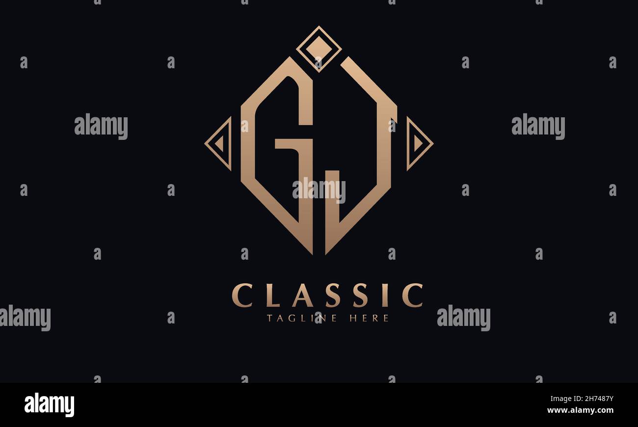 Gj initials hi-res stock photography and images - Alamy