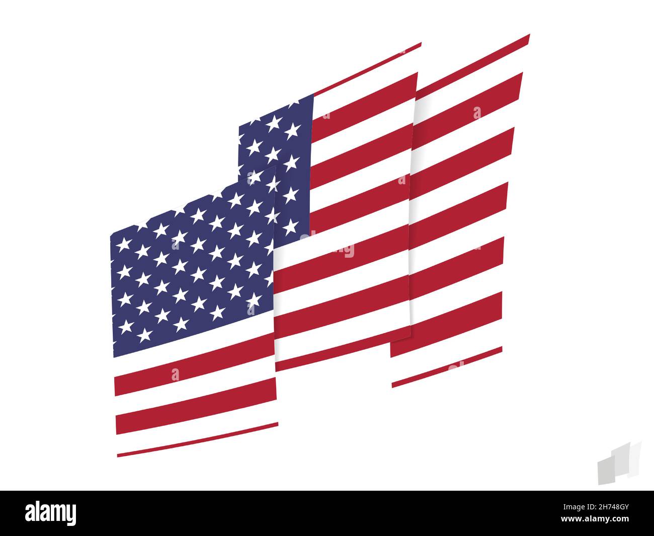 Ripped usa flag hi-res stock photography and images - Alamy