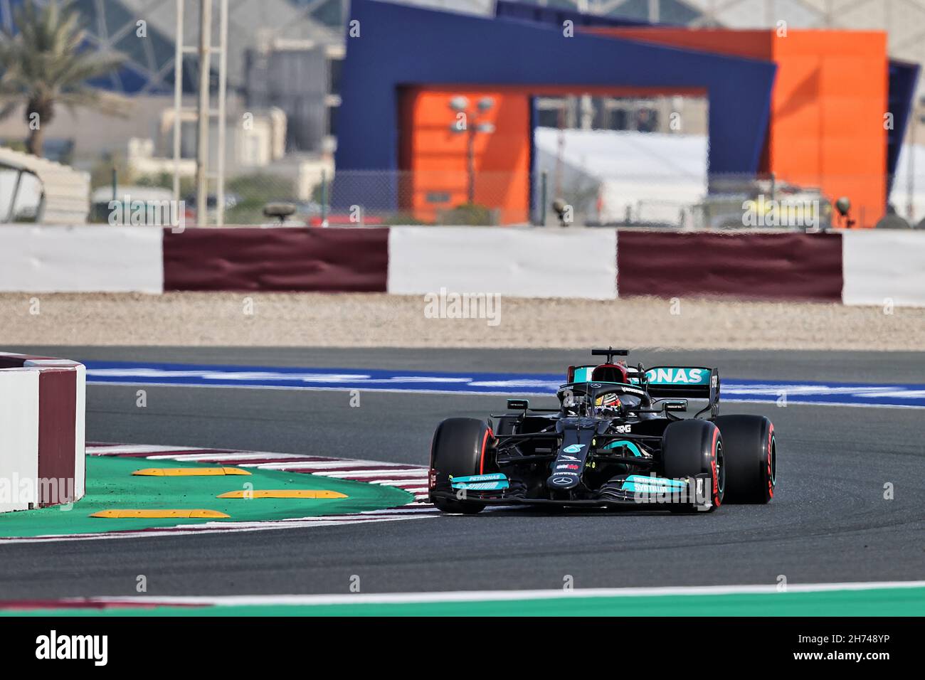 Lewis Hamilton (GBR) Mercedes AMG F1 W12. Qatar Grand Prix, Saturday ...
