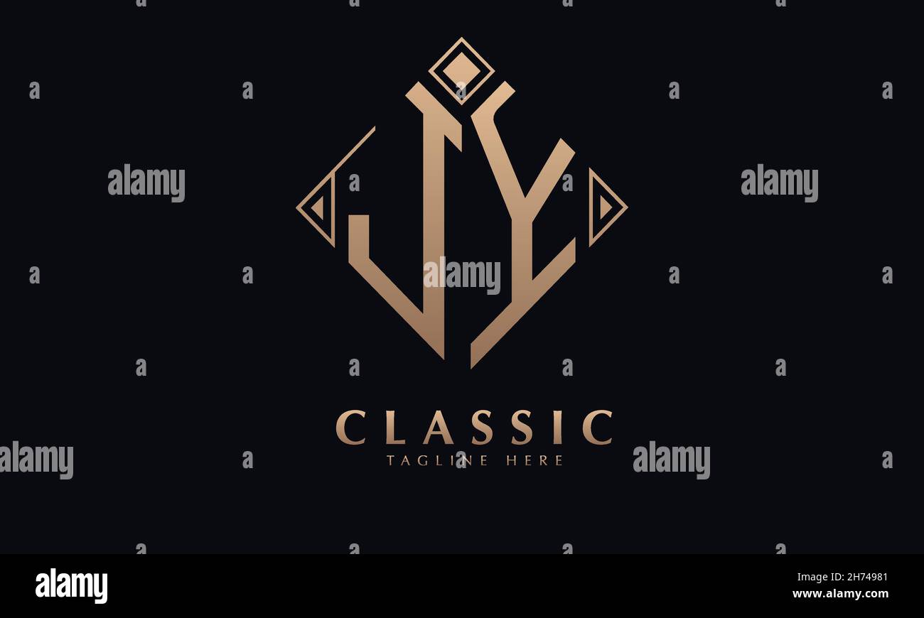 Letter jy logo hi-res stock photography and images - Alamy
