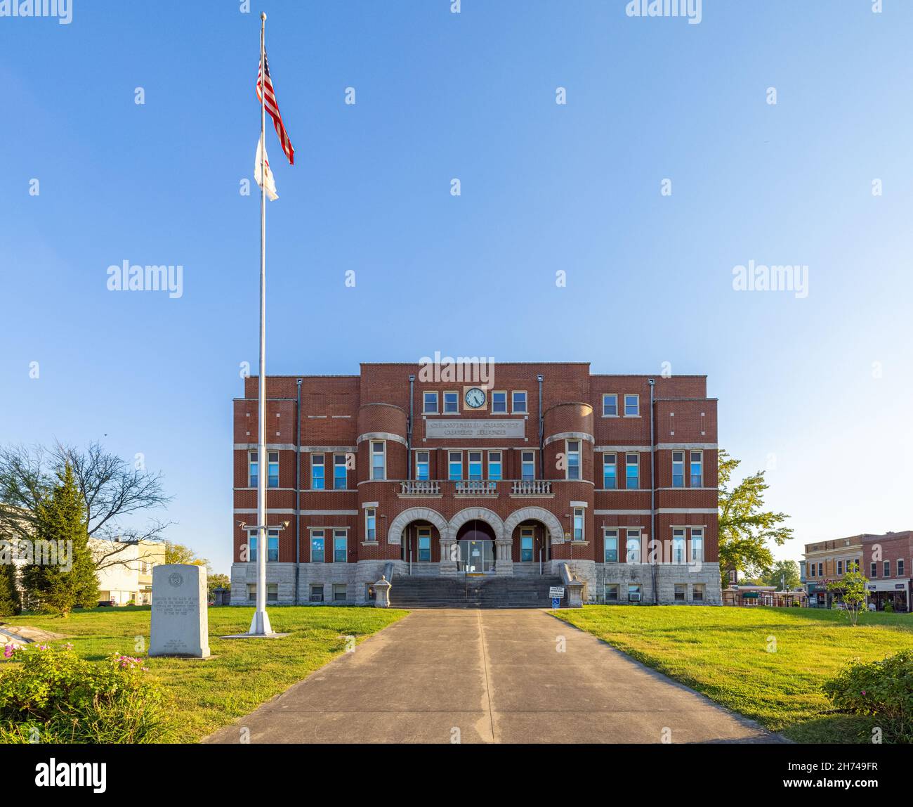 Robinson, Illinois, USA - September 28, 2021: The Historic Crawford ...