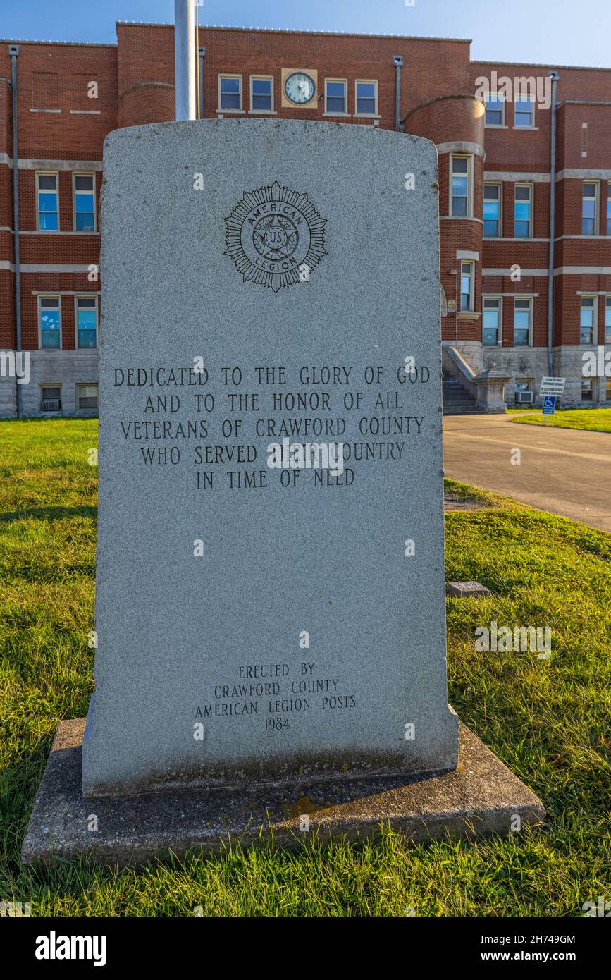 Robinson, Illinois, USA - September 28, 2021: The Historic Crawford ...