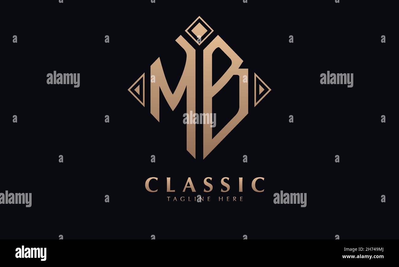 Mb letter logo hi-res stock photography and images - Alamy
