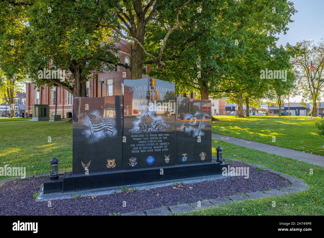 Newton, Illinois, USA - September 28, 2021: The Historic Jasper County ...