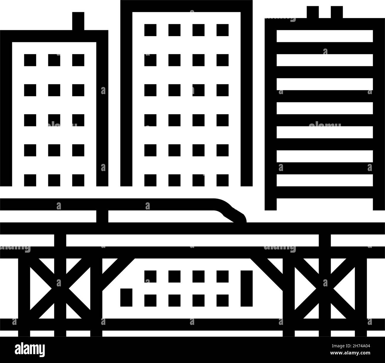 metro tram electric train transport station line icon vector ...