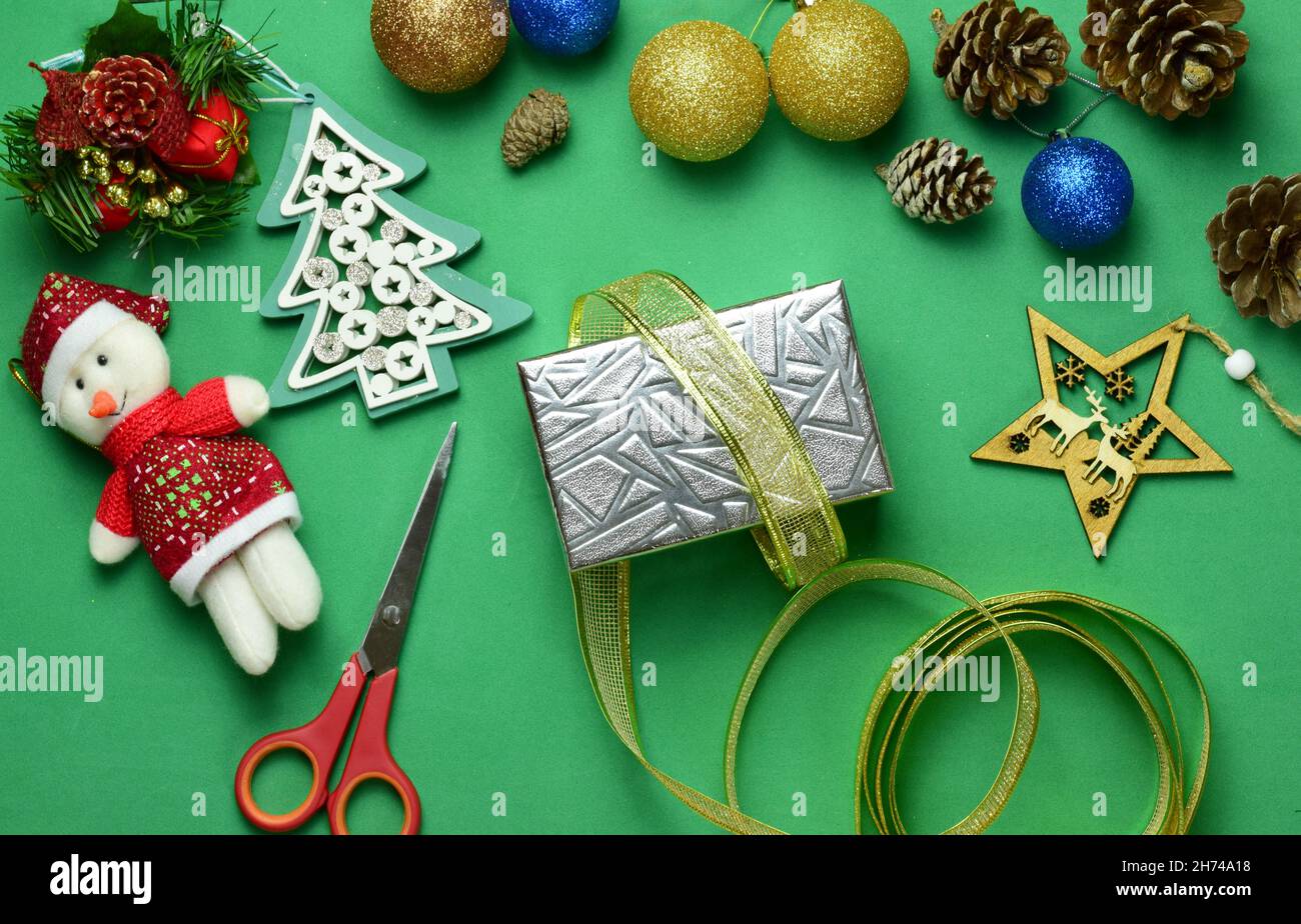 Christmas table decors tree hi-res stock photography and images - Alamy