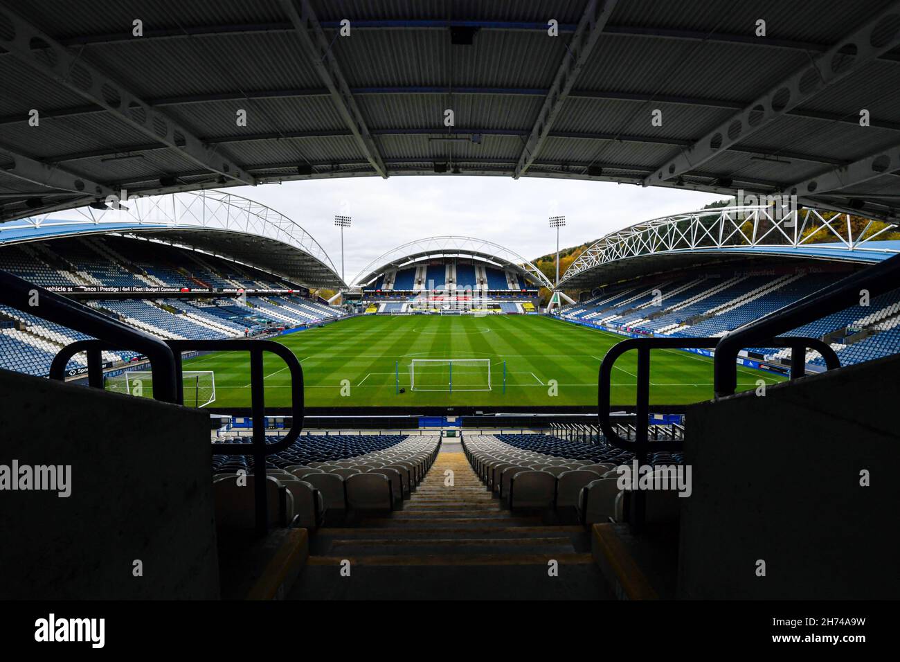 A general view of the John Smith's Stadium, the home of Huddersfield ...