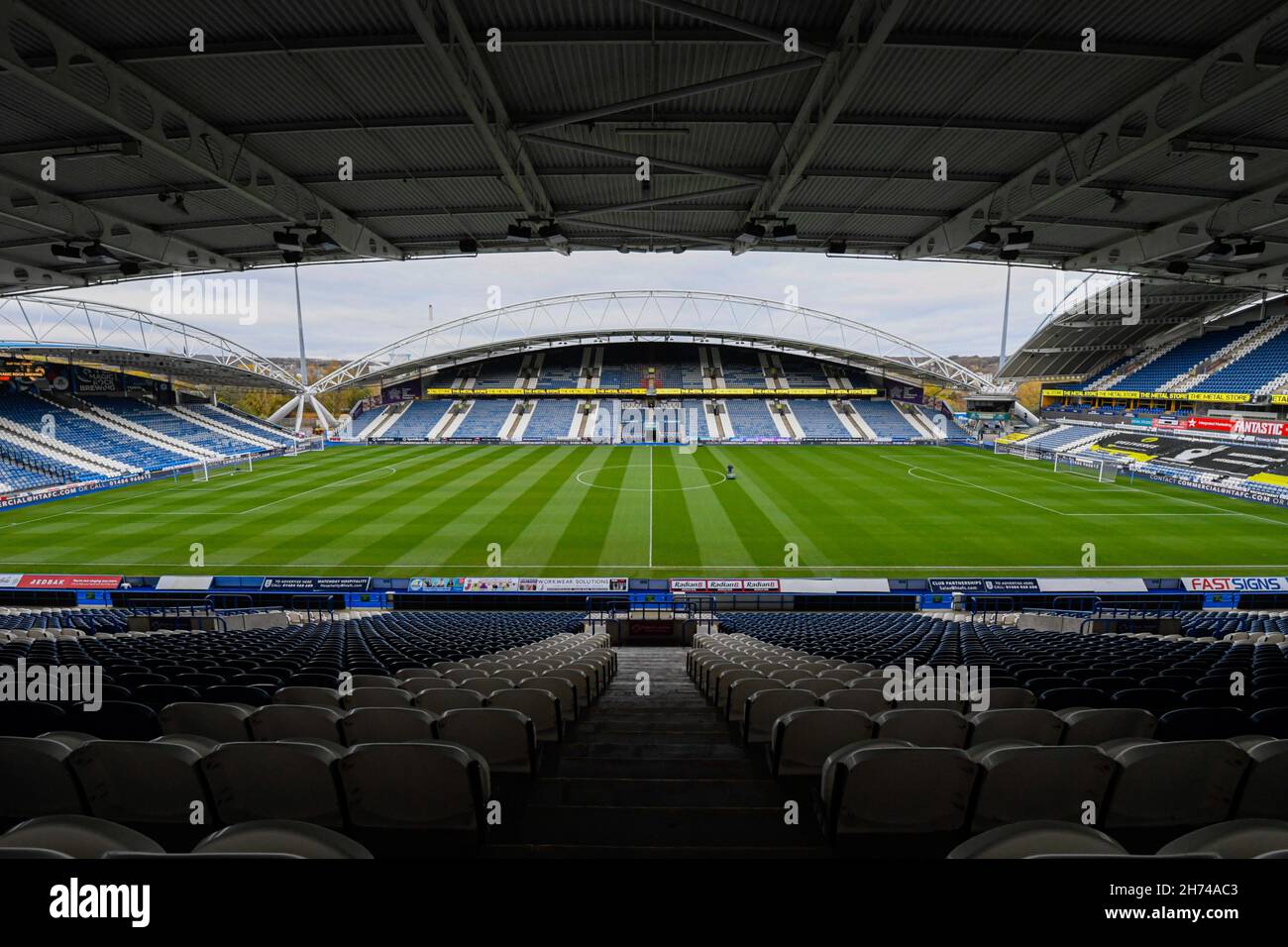 A general view of the John Smith's Stadium, the home of Huddersfield ...