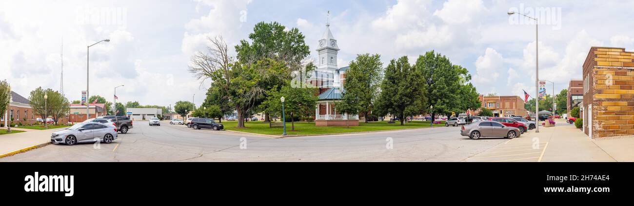Toledo, Illinois, USA - August 18, 2021: The Historic Cumberland County ...