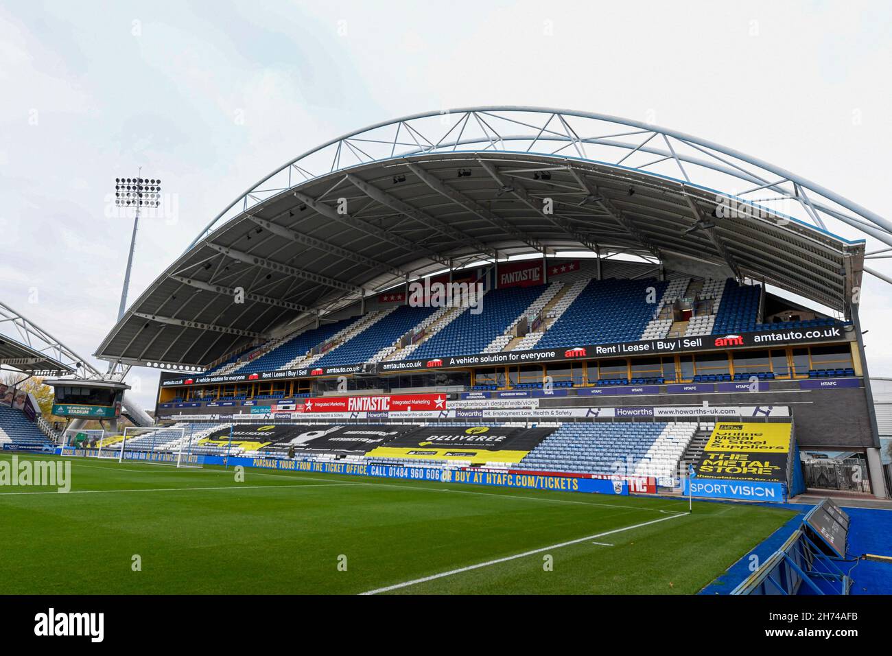 A general view of the John Smith's Stadium, the home of Huddersfield ...