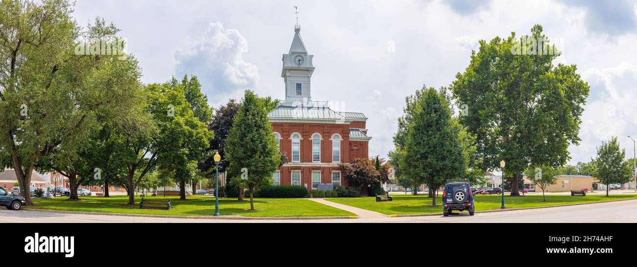 Toledo, Illinois, USA - August 18, 2021: The Historic Cumberland County ...