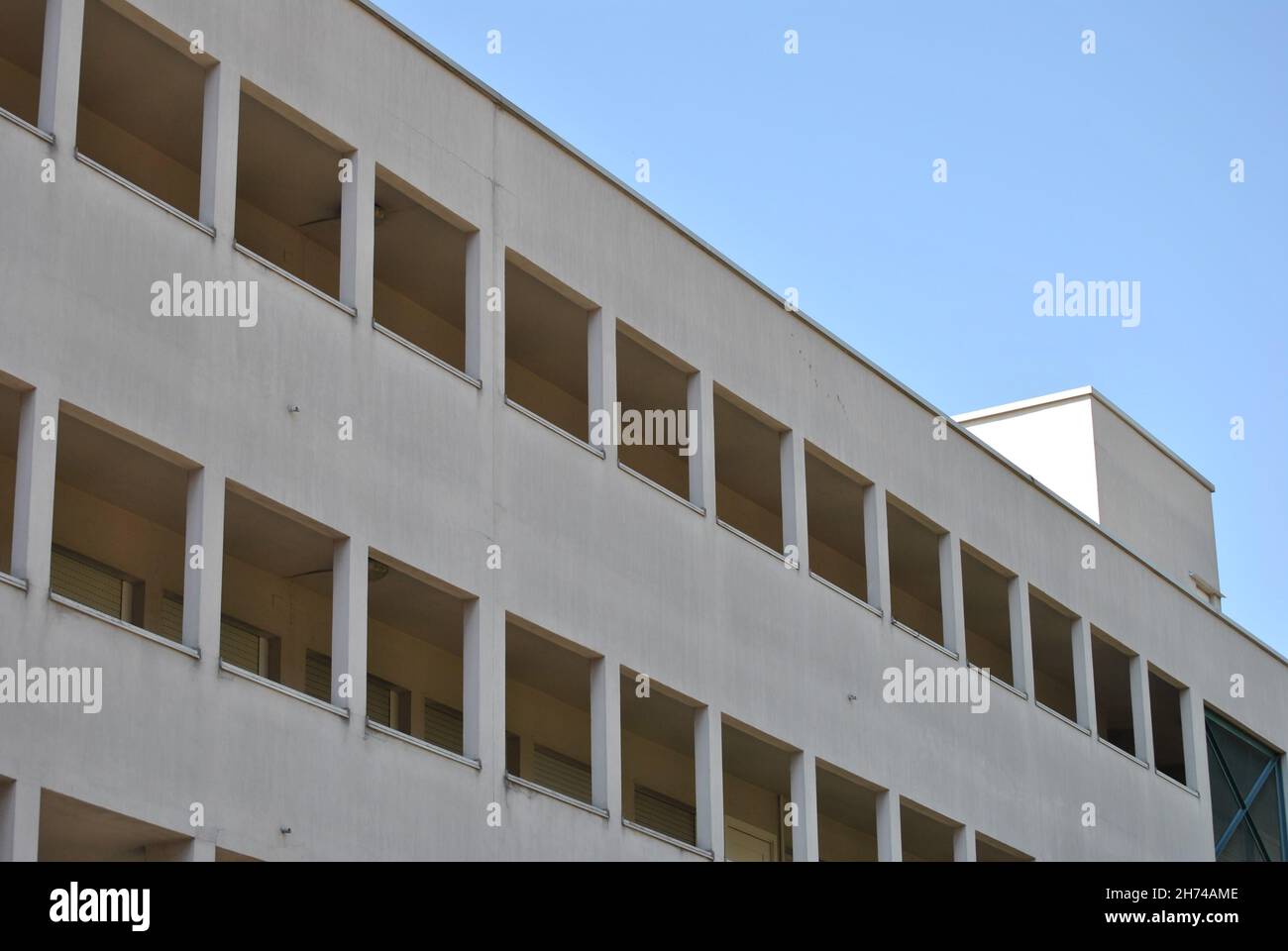 Monte Amiata and Monte Amiata 2 housing in Italy Stock Photo - Alamy