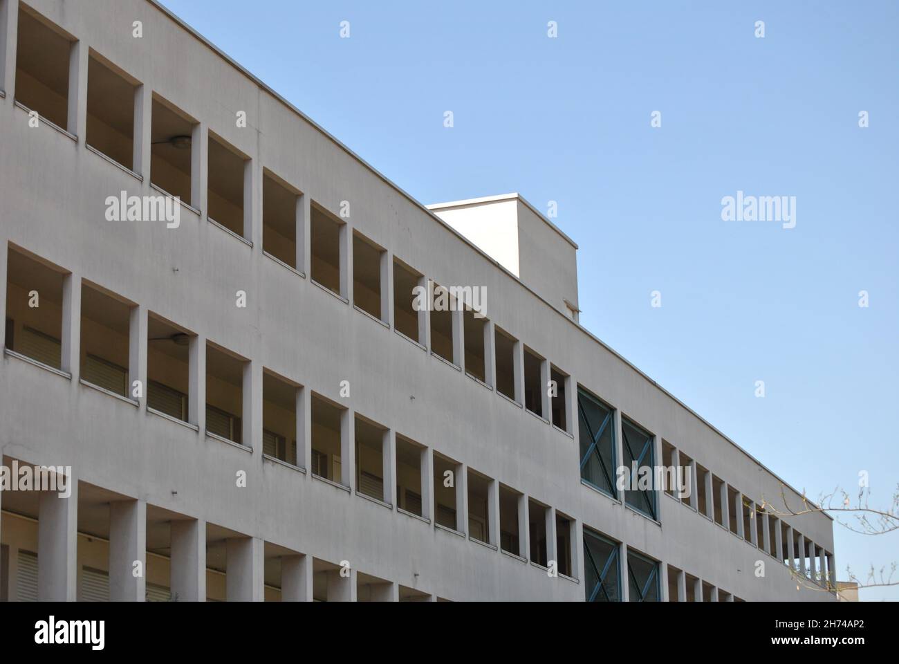 Monte Amiata and Monte Amiata 2 housing in Italy Stock Photo - Alamy