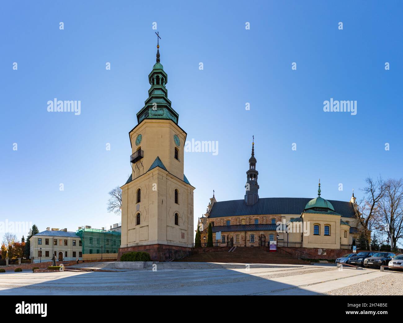 A picture of the Kielce Cathedral Stock Photo - Alamy