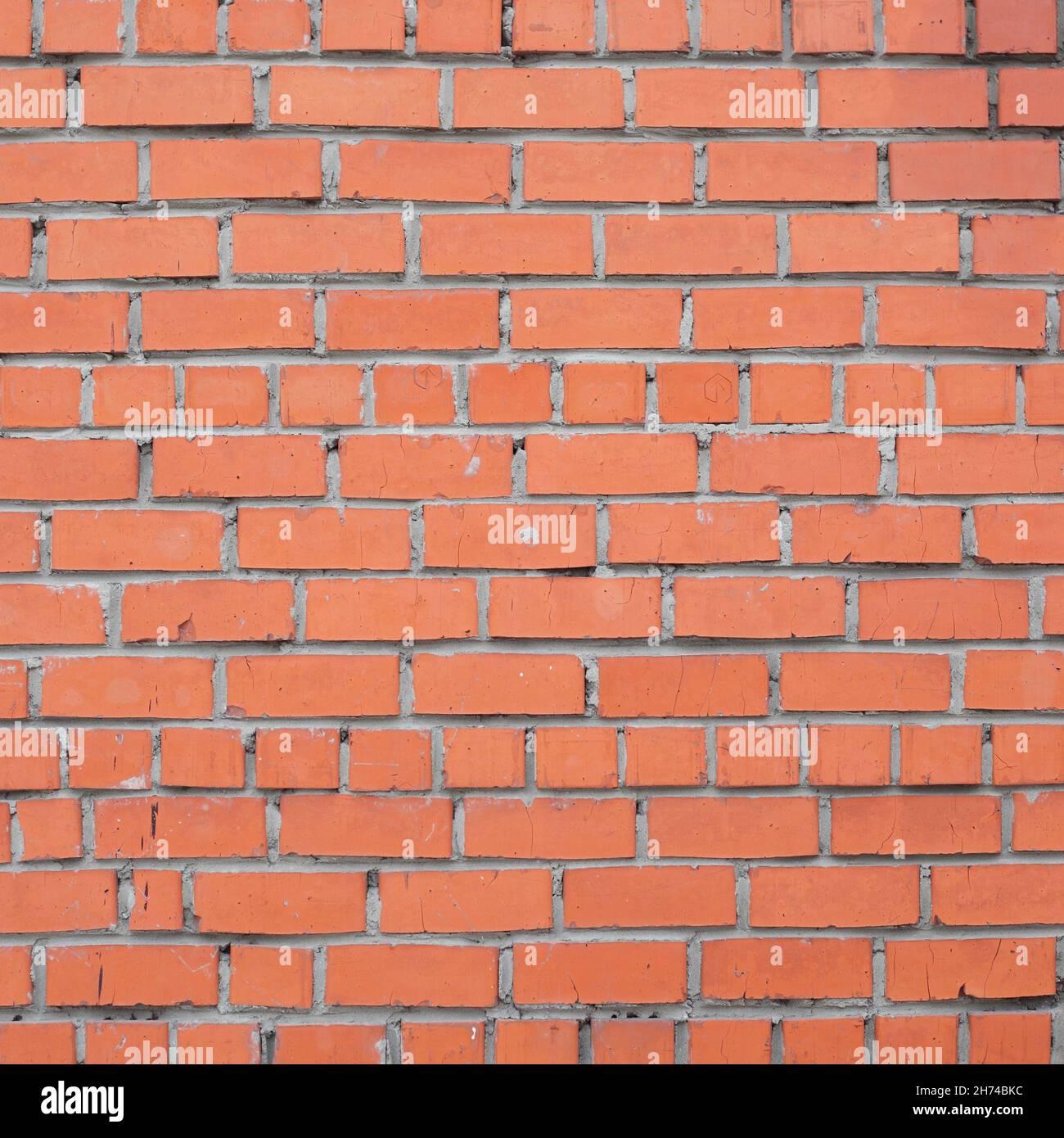 Bright red brick wall hi-res stock photography and images - Alamy