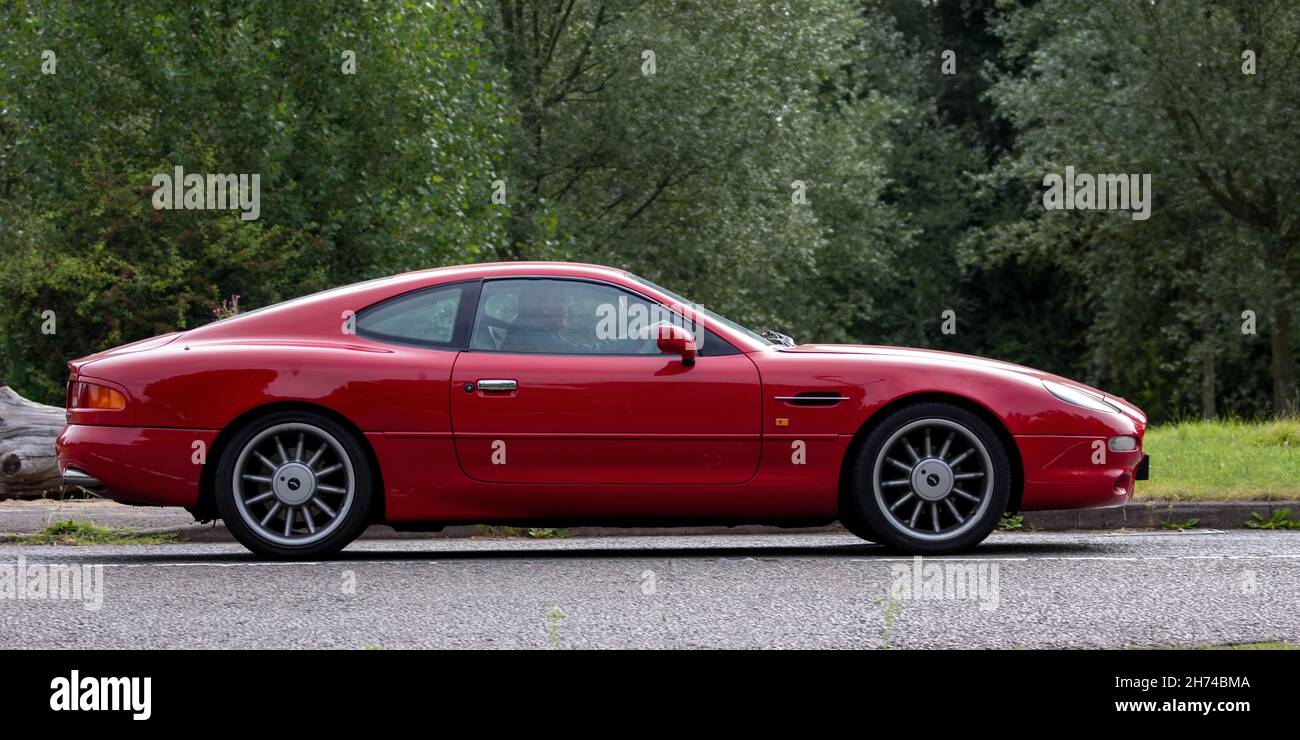 red Aston Martin Stock Photo - Alamy