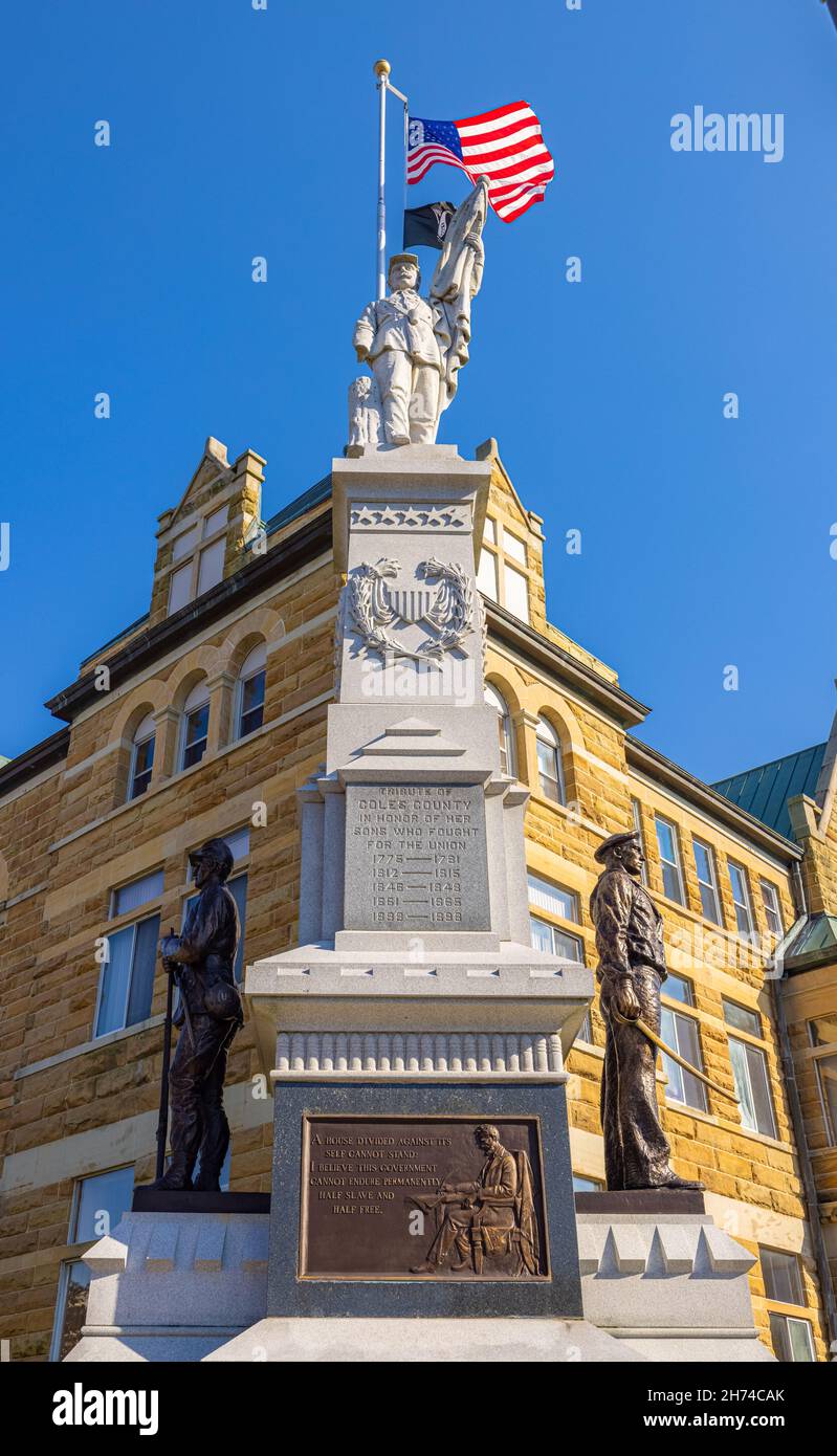 Charleston, Illinois, USA - September 28, 2021: The Historic Coles ...