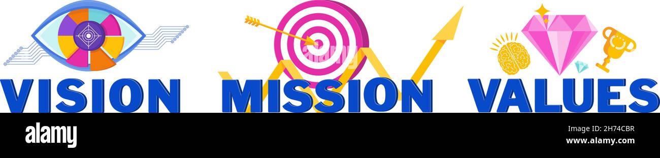 Business vision statement. Eye out of segments Stock Vector Image & Art ...