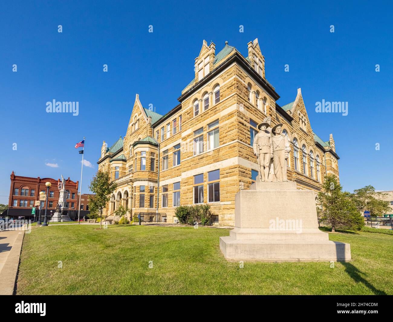 Charleston, Illinois, USA - September 28, 2021: The Historic Coles ...
