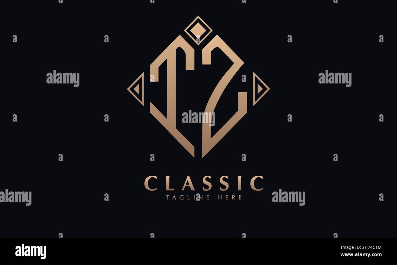 Tz font Stock Vector Images - Alamy