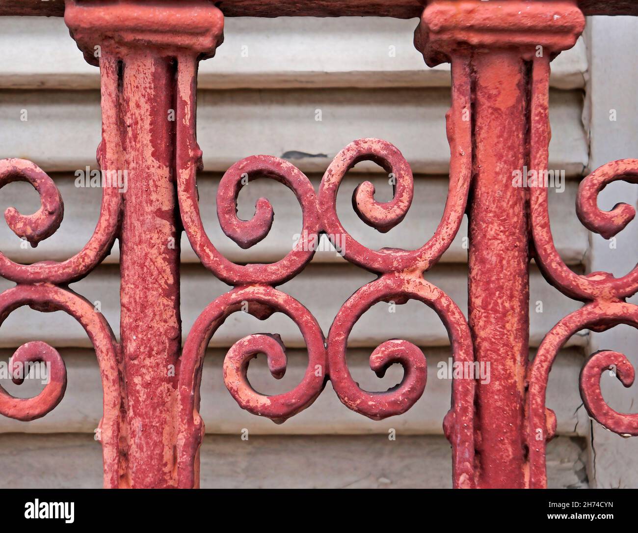 Ancient window with grid detail Stock Photo - Alamy