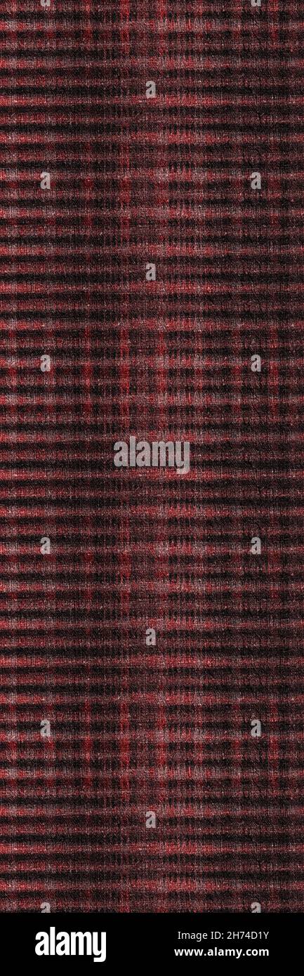 Retro red black buffalo plaid check seamless border pattern ...