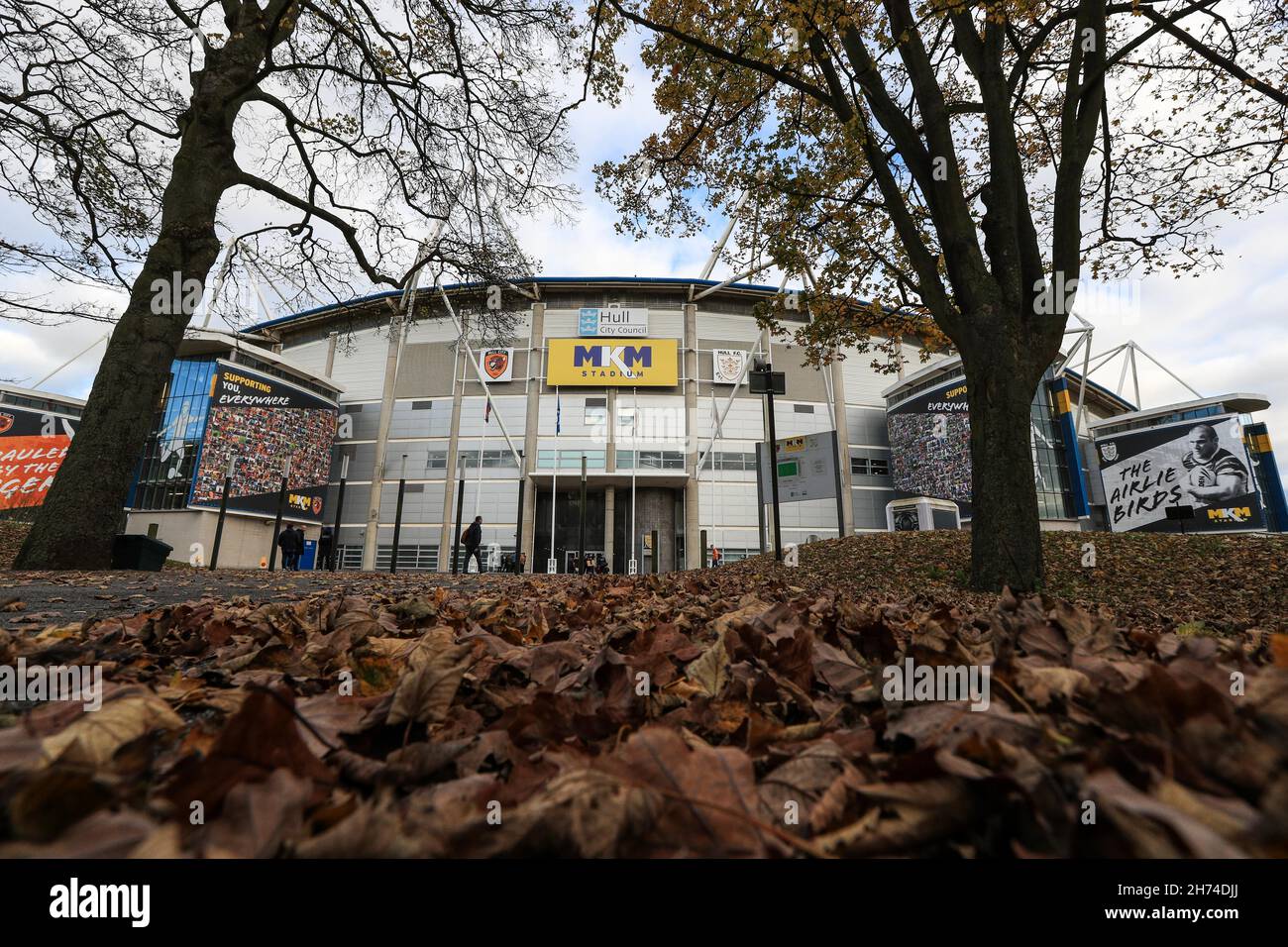 General view outside The MKM Stadium ahead of the game Stock Photo - Alamy