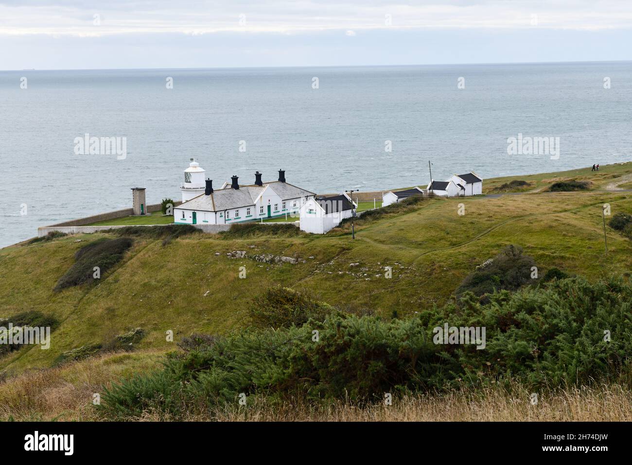 Anvil Point Lighthouse Durlston Country Park near Swanage Dorset ...