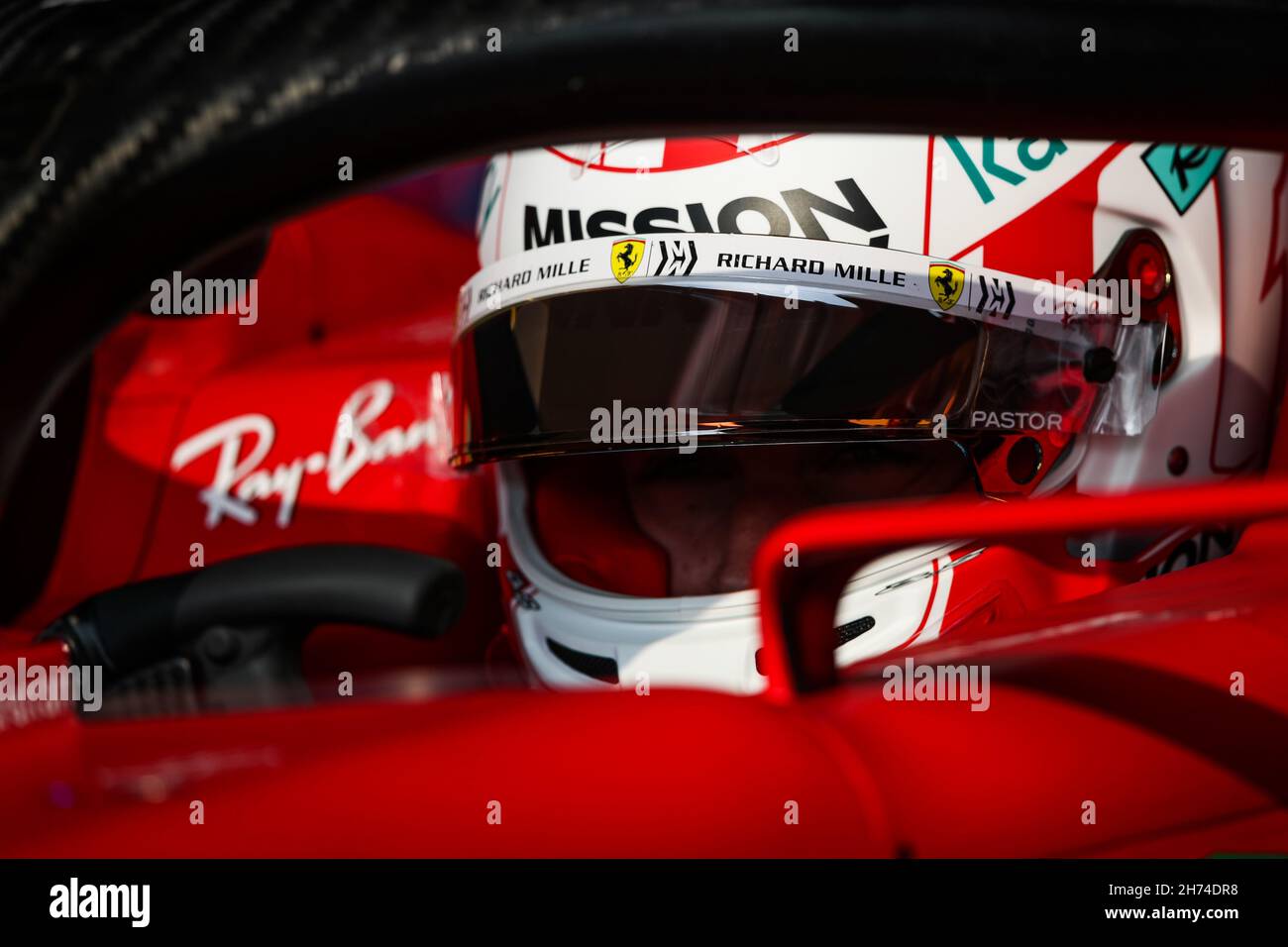 Doha, Qatar. 20th Nov, 2021. LECLERC Charles (mco), Scuderia Ferrari SF21, action during the ...