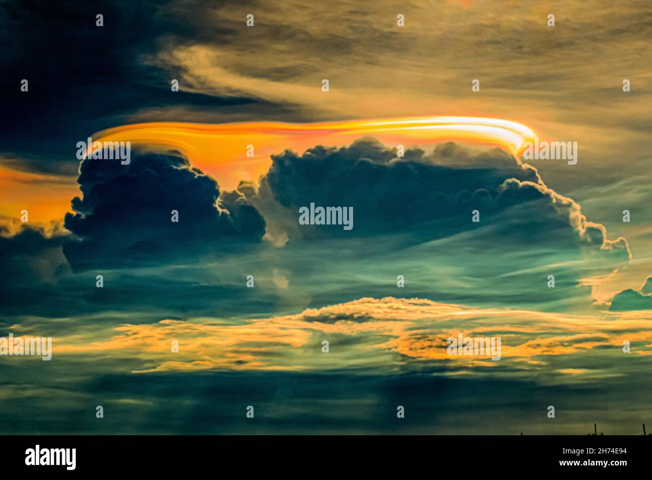 A Rare Look at an Iridescent Cloud. fire rainbows or rainbow clouds ...